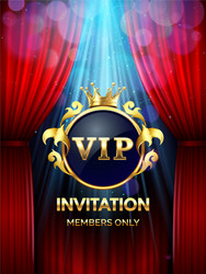 Gold silver bronze vip premium member cards Vector Image