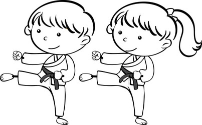 Karate Clip Art Kids