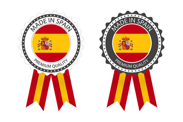 Modern made in spain label Royalty Free Vector Image
