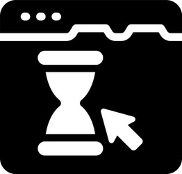 Webpage load time Royalty Free Vector Image - VectorStock