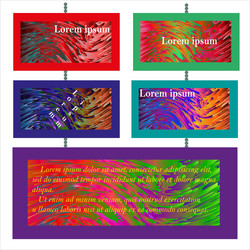 Set of generic banners Royalty Free Vector Image