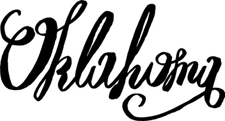 Oklahoma Letters Vector Images (over 150)