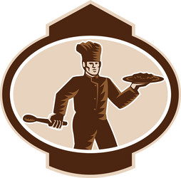 Skeleton chef cook Royalty Free Vector Image - VectorStock