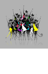 Woman Cat Catwoman Vector Images (61)