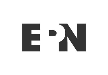 Mp trendy logotype template initial letter m Vector Image