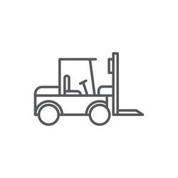 Use forklift loader icon symbol tools isolated Vector Image
