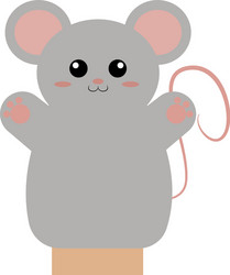 Cute puppet animal Royalty Free Vector Image - VectorStock