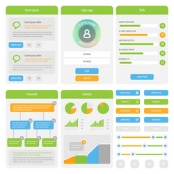 Ui design Royalty Free Vector Image - VectorStock