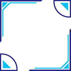 Geometric frame border for social media post ads Vector Image