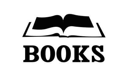 A large open bound book Royalty Free Vector Image