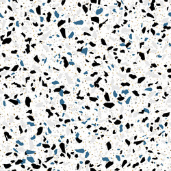 White blue terrazzo stone modern texture seamless Vector Image
