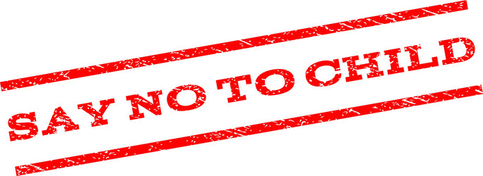 Child rights watermark stamp Royalty Free Vector Image