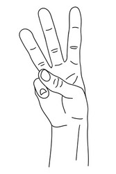 Middle Finger Outline Vector Images (over 490)