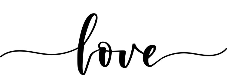 Calligraphy Words Love Vector Images (over 24,000)