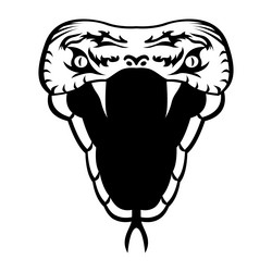 Snake face Royalty Free Vector Image - VectorStock