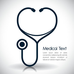 Stethoscope design Royalty Free Vector Image - VectorStock