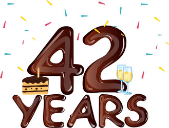 42 Anniversary Vector Images Over 370
