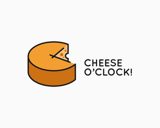 Cartoon round maasdam cheese isolated wheel Vector Image