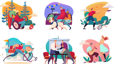 Social inequality refugees and poor people Vector Image