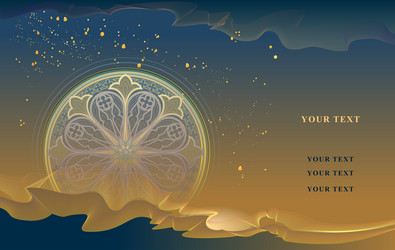 Abstract celtic background triple trickle symbol Vector Image