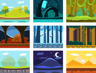 Seamless game ground textures Royalty Free Vector Image