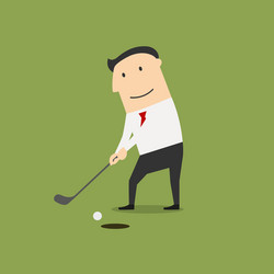 Golf Putting Cartoon Vector Images (over 210)