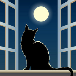 Cat Window Vector Images (over 3,800)