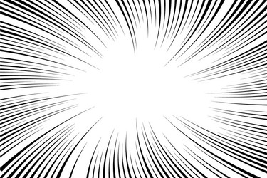 Comic speed radial background Royalty Free Vector Image