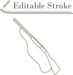 Gaming mouse outline icon on isolated white Vector Image