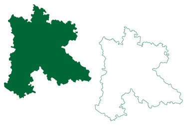 India Uttar Pradesh Map Vector Images (over 390)