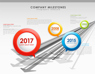 Timeline Vintage Vector Images within Infographics (99)