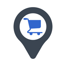 Discount location icon Royalty Free Vector Image