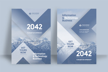 City background business book cover design Vector Image
