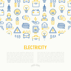 Electricity infographic set Royalty Free Vector Image