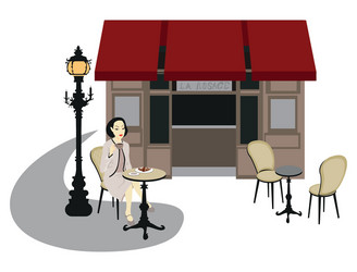 French montage Royalty Free Vector Image - VectorStock