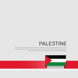 Palestine flag on blue white background gaza strip