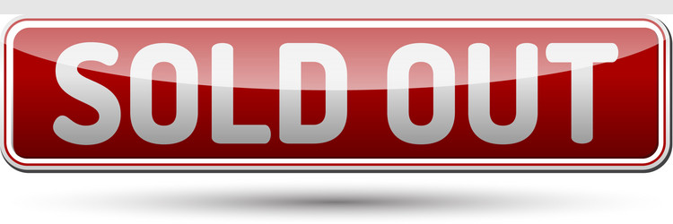 Colorful sold out comic concept Royalty Free Vector Image