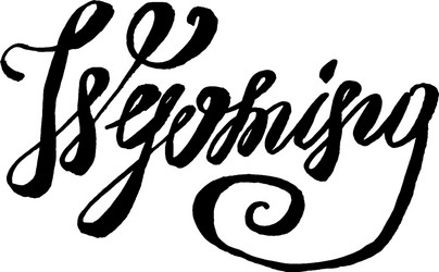 Usa states name phrase brush calligraphy Vector Image