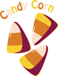 Candy Corn - Halloween Treat Royalty Free Vector Image