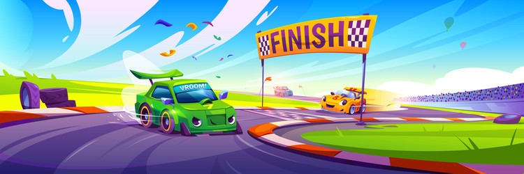 Race track Royalty Free Vector Image - VectorStock