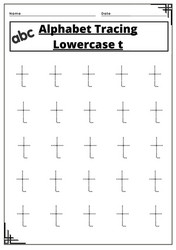 Alphabet tracing lower case d worksheet Royalty Free Vector