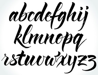 Brushpen Font Vector Images (over 500)