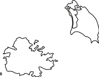 Antigua Outline Map Vector Images (over 160)