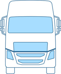 Blue truck icon Royalty Free Vector Image - VectorStock