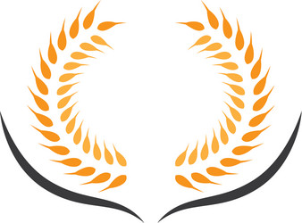 Wheat symbol Royalty Free Vector Image - VectorStock