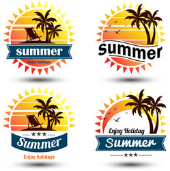 Summer label Royalty Free Vector Image - VectorStock