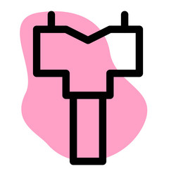 Standpipe for accessing firefighting water supply Vector Image