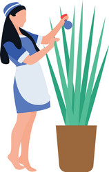 Plant care Royalty Free Vector Image - VectorStock