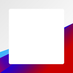 Blue and red color frame banner web template Vector Image