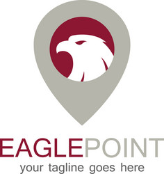 Point information logo Royalty Free Vector Image